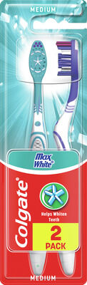 COLGATE MAX WHITE PERIUTA MEDIUM DUOPACK | Selgros Romania