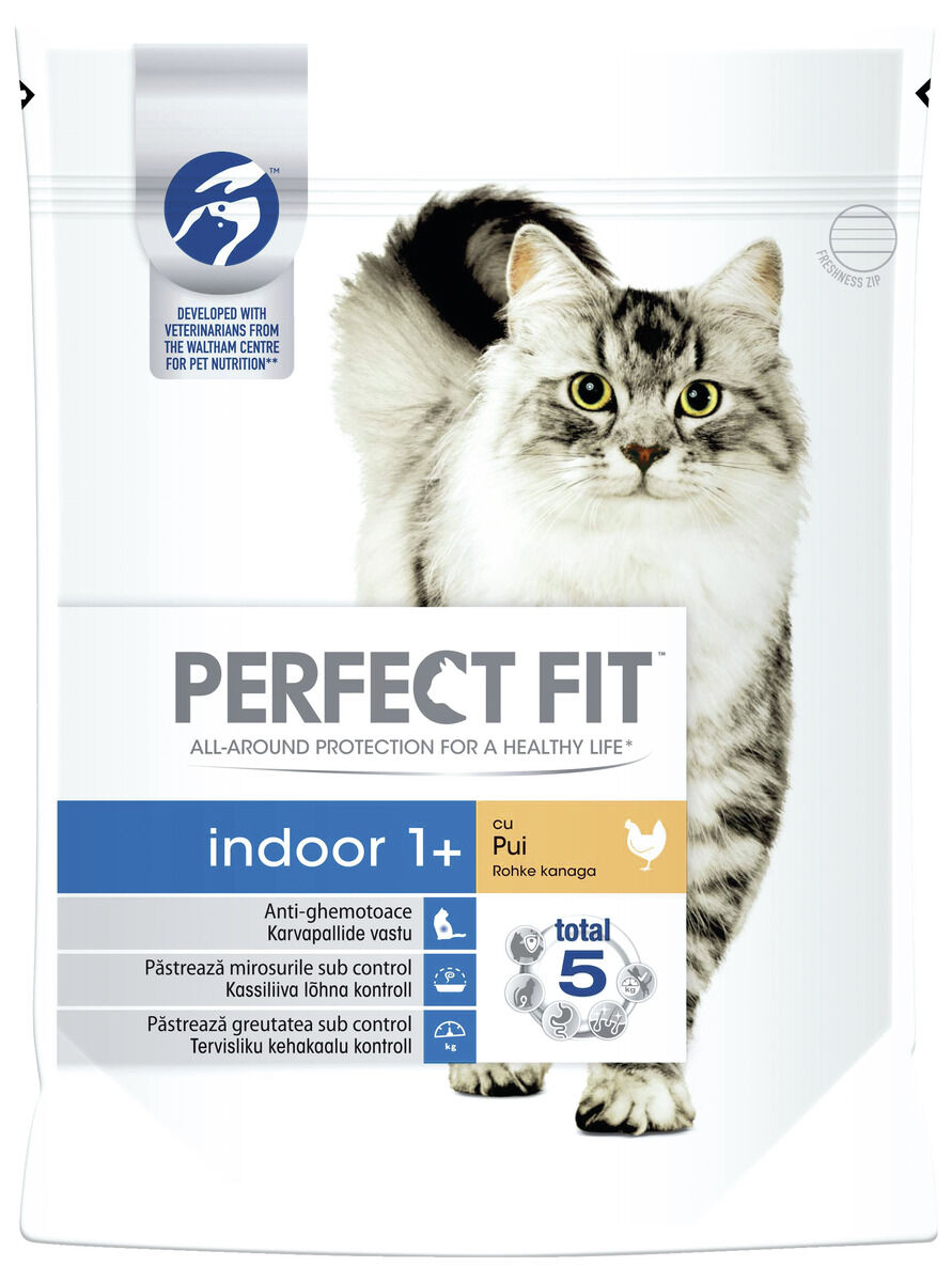 PERFECT FIT CAT HRANA USCATA INDOOR PUI 750GR | Selgros Romania