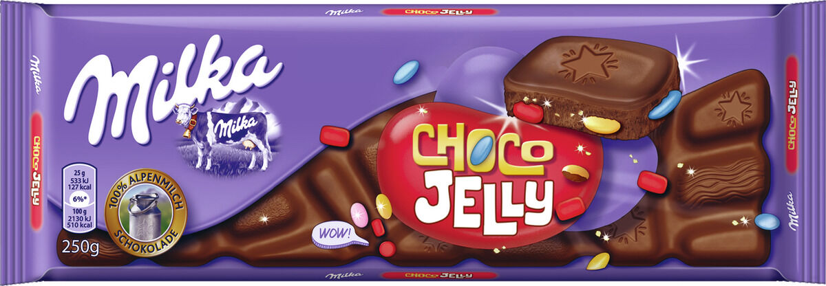 MILKA TABLETA CHOCO JELLY 250G | Selgros Romania
