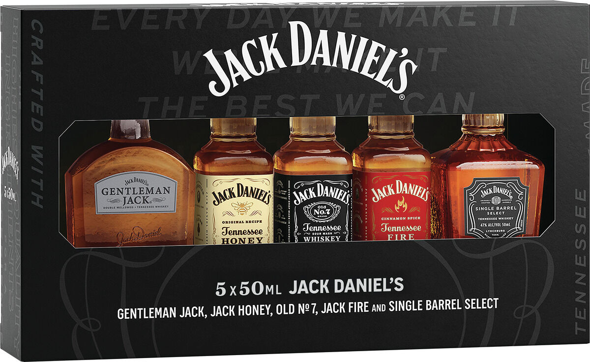JACK DANIEL`S MIX MINIATURI 5 X 0,05 | Selgros Romania