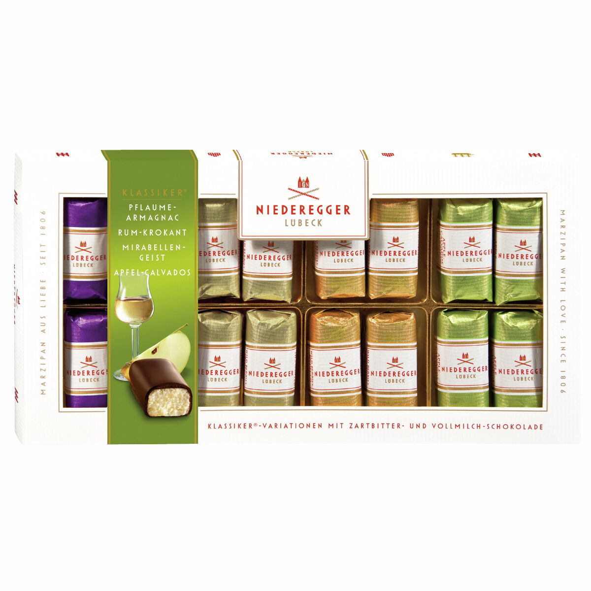 Marzipan Alkohol-Variationen Pralinen mit Zartbitter- undVollmilch ...