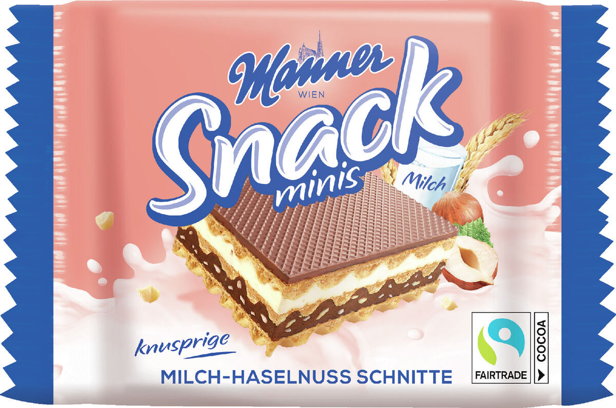 MANNER MINIS NAPOLITANA LAPTE SI ALUNE 5X25G | Selgros Romania