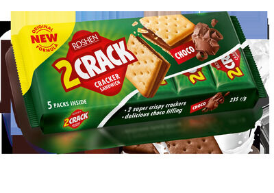 ROSHEN CRACKERS CACAO 235G | Selgros Romania